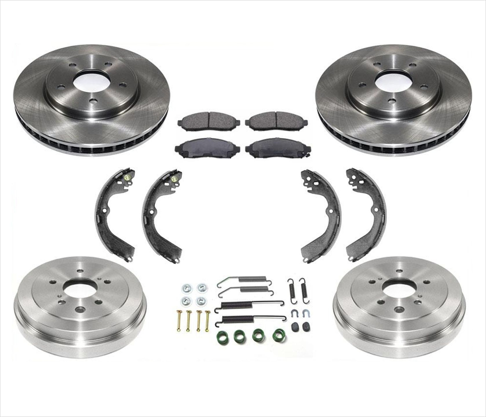 Rotors Pads Drums Brake Shoes Springs for Nissan NV200 13-19 City ...