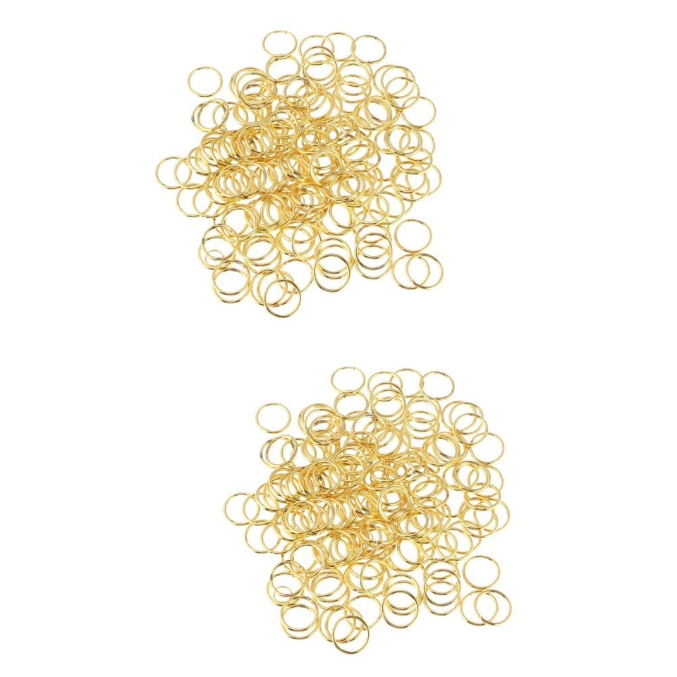 320 pcs Metal Multipurpose Open Small Circular Ring Metal Rings Round ...