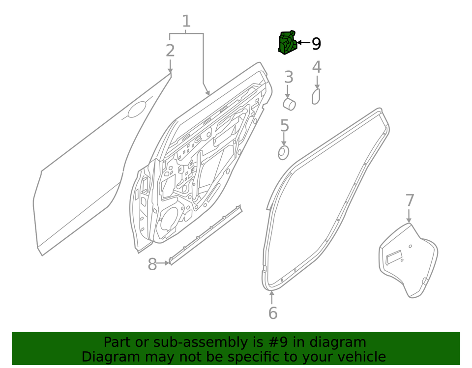 Genuine Nissan Corner Cover 82290-6LE0A | eBay