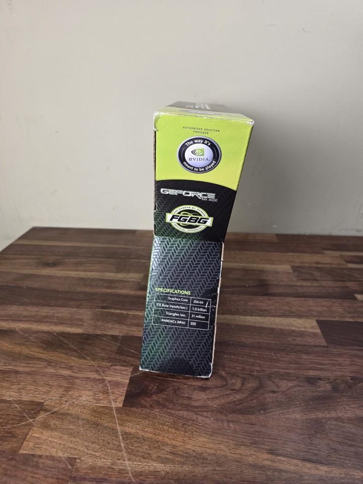Nvidia GeForce GF MX4000 64MB Graphics Card DDR TV PCI- New Sealed | eBay