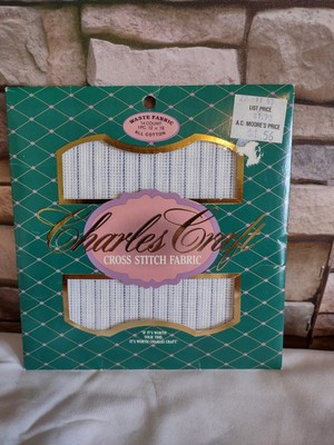 Charles Craft - Cross Stitch Fabric (Waste Fabric) 14 Count 12" x 18 ...