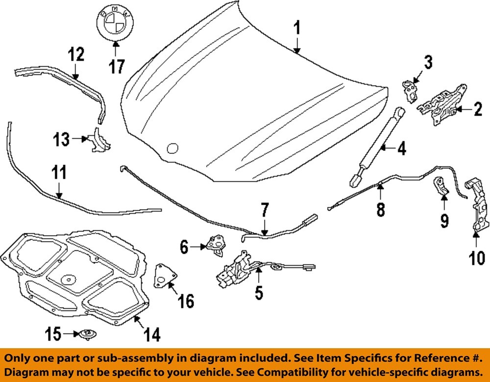BMW+X7+Front+Hood+Emblem+Badge+Logo+3+Pin+2019-20.+95mm+%2351147498981 ...