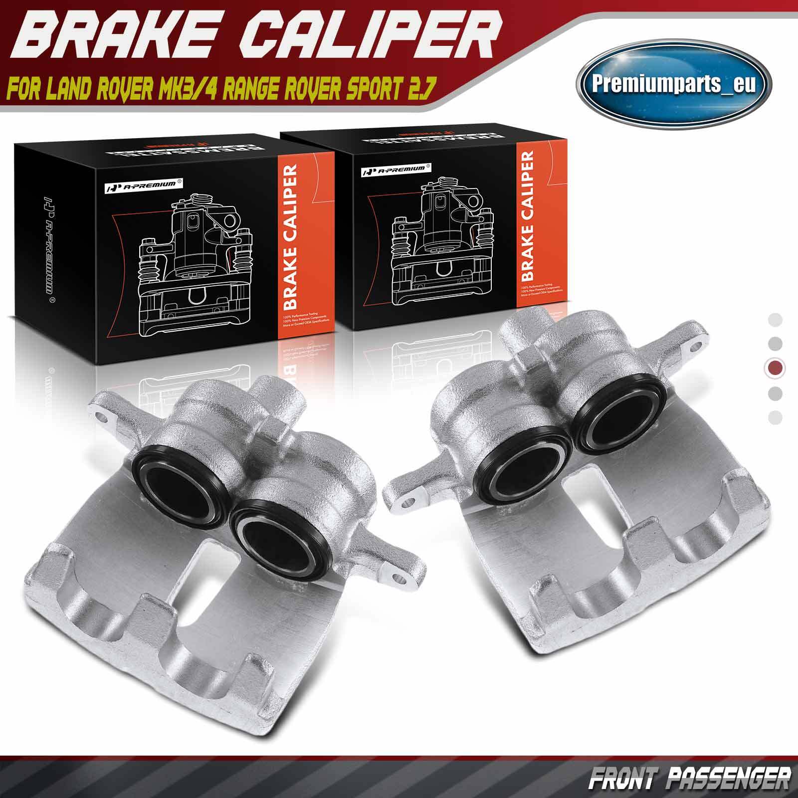2x Brake Calipers Front For Land Rover MK 3 & 4 04-10 Range Rover Sport ...
