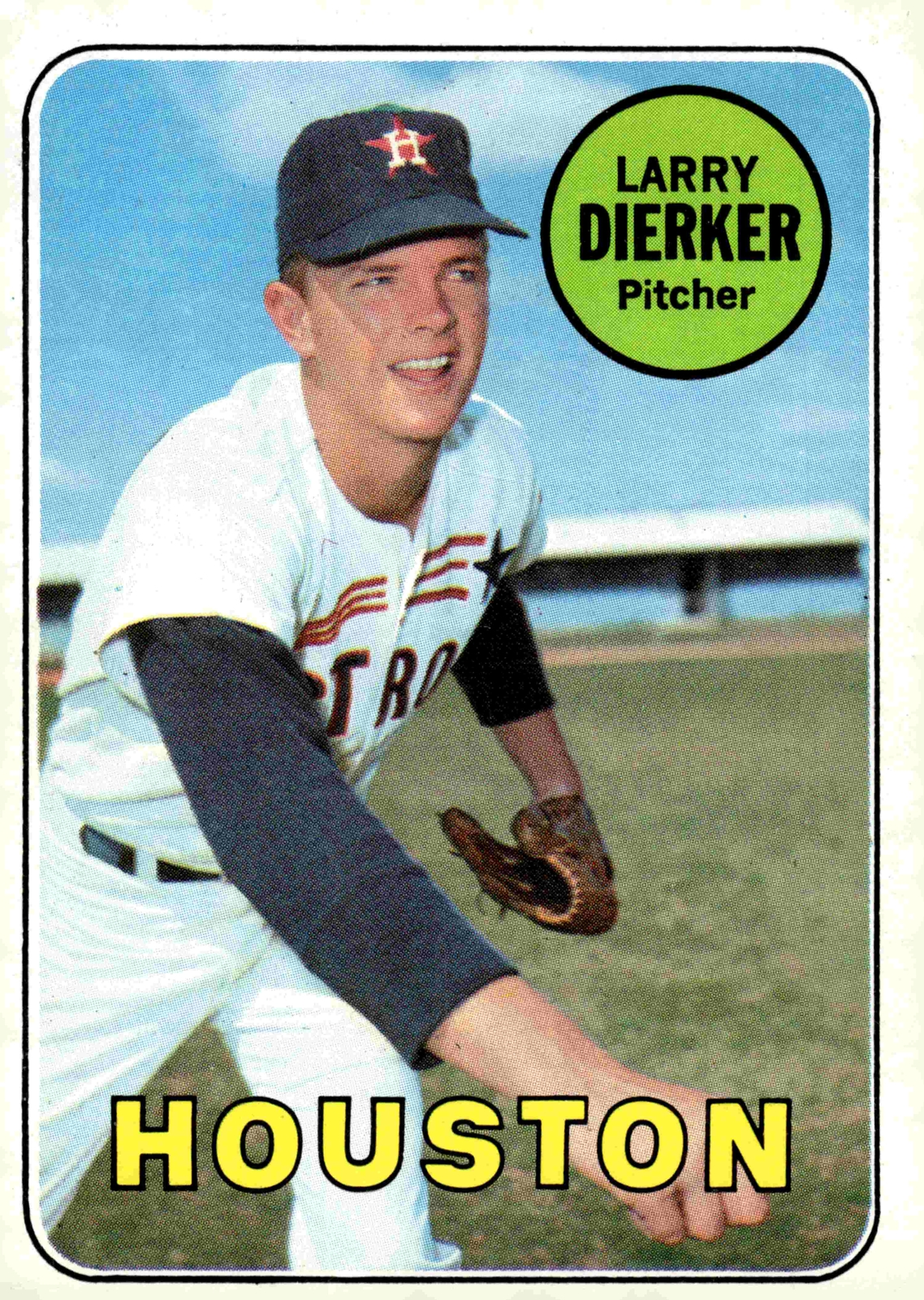 1969 Topps Larry Dierker #411 - Houston Astros | eBay