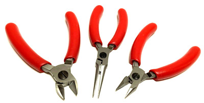 NEW Snap-on™ PLP300A 3-piece Red Precision Plier Kit P91045 P87150 ...