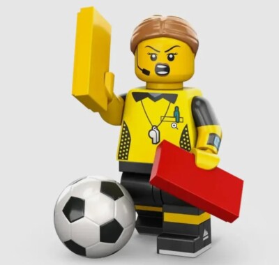 LEGO Minifigures Series 24 Football Referee / Soccer Referee 71037 New ...