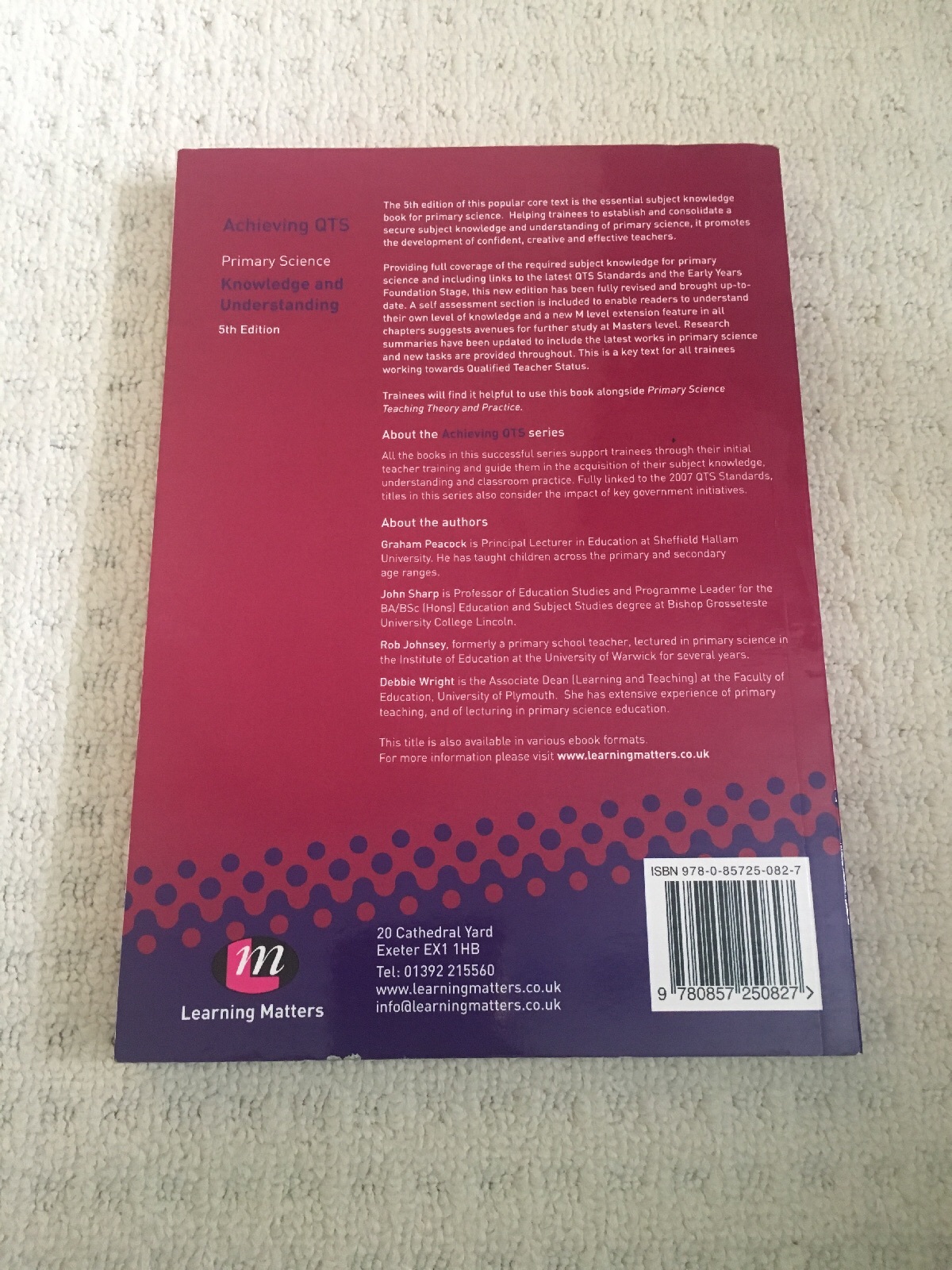 Achieving Qts Ser.: Primary Science: Knowledge and Understanding by ...