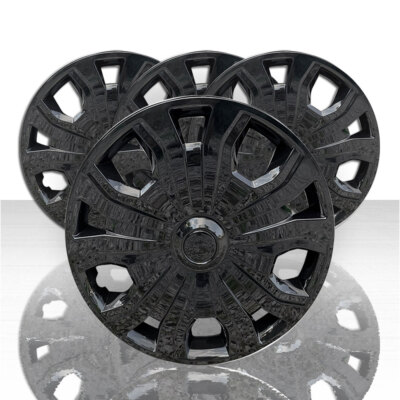4 Cargo Van 16" Black Wheel Covers Rim Hub Caps for Ford Transit ...