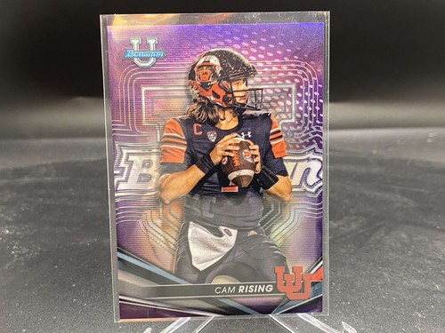 Cam Rising 2022 Bowman’s Best U Purple Refractor #86 7/250 Jersey #Utah ...