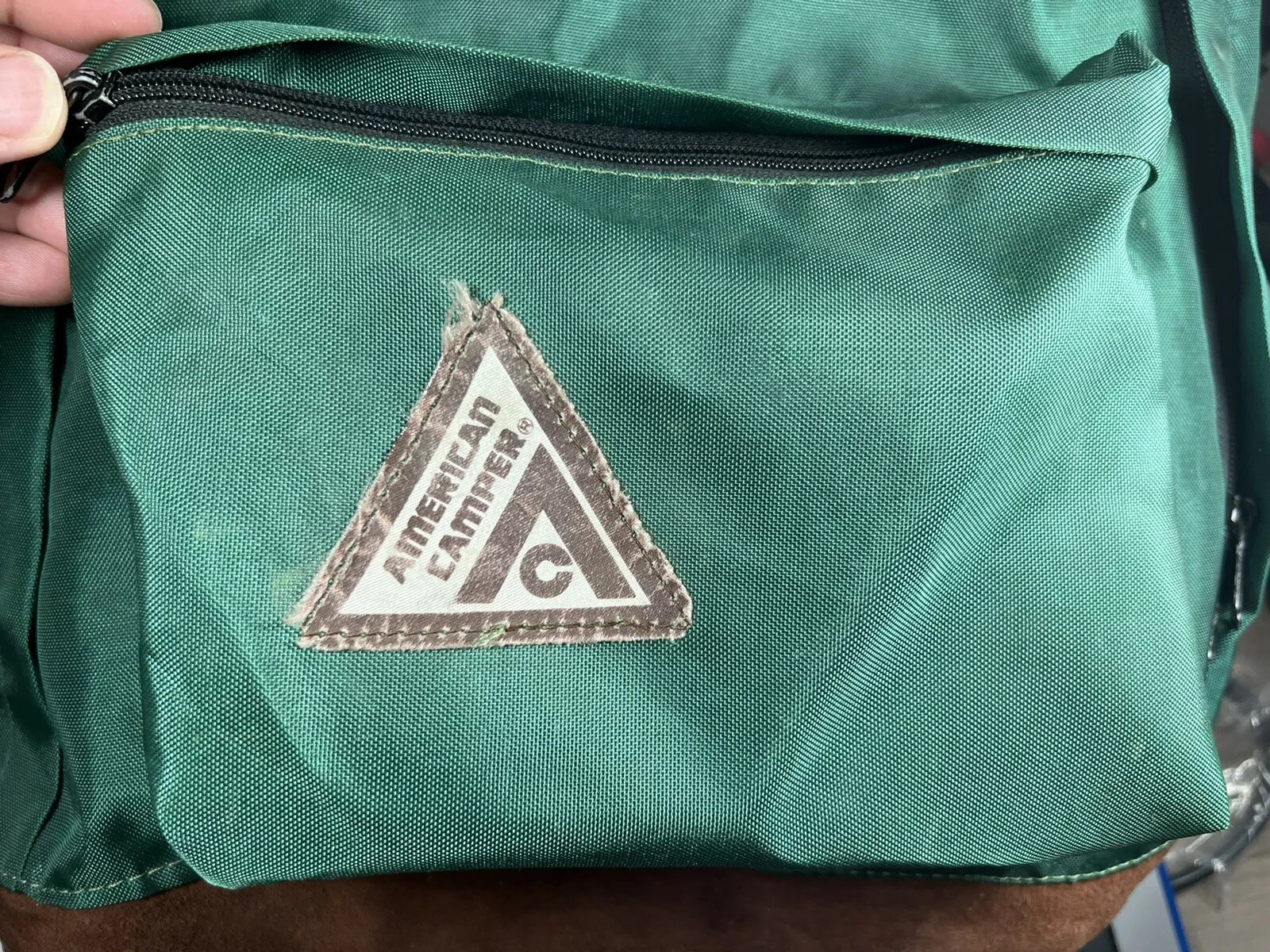 VINTAGE AMERICAN CAMPER GREEN BACKPACK 🎒 | eBay
