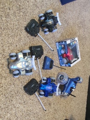 Hover Quad Sidewinding Turbo Tumbler Radio Remote Control Car Mindscope ...