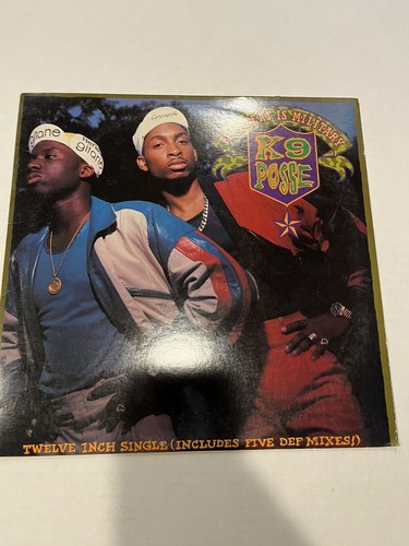 K-9 Posse This Beat Is Military 12" VINYL SINGLE 1989 RAP HIP-HOP ...