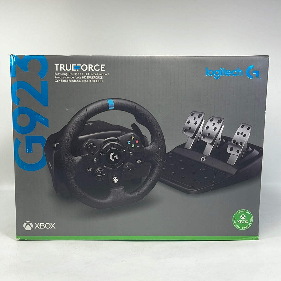 New Logitech G923 Racing Wheel and Pedals 941-000156 For Xbox Series X ...