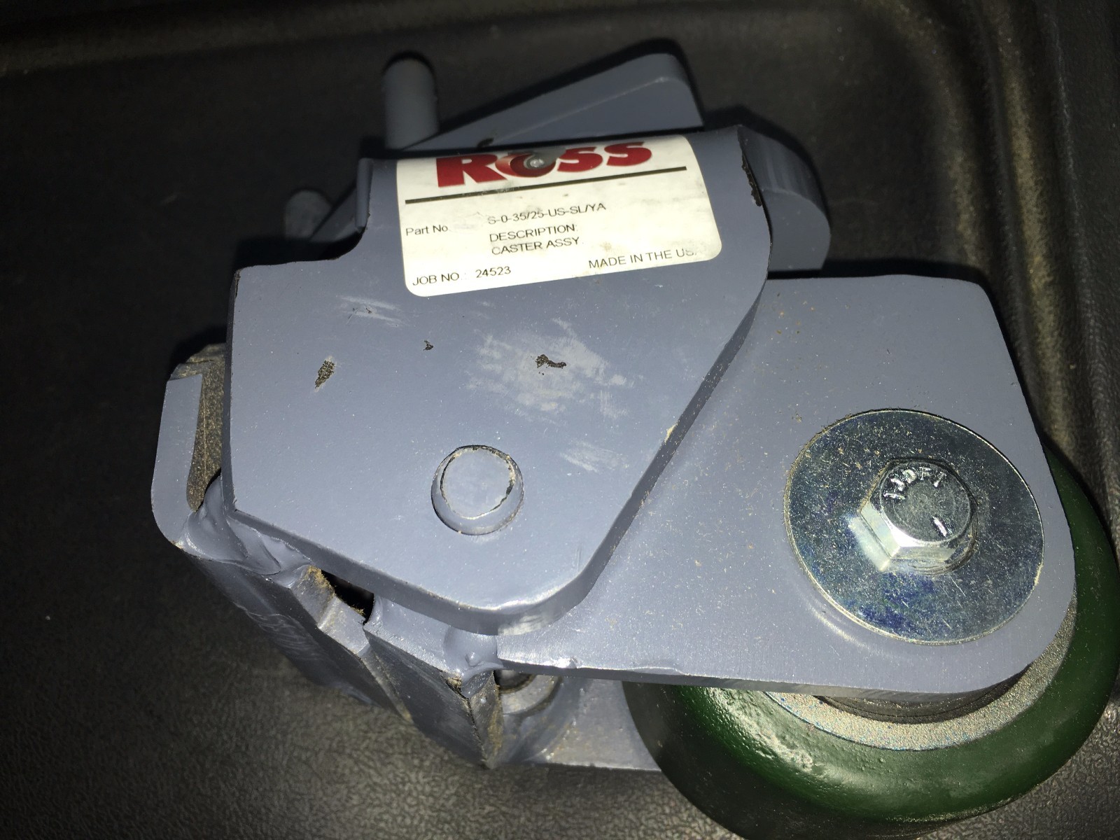 Ross Caster S-0-35/25-US-SL/YA Electric Pallet Jack Wheel Assembly | eBay