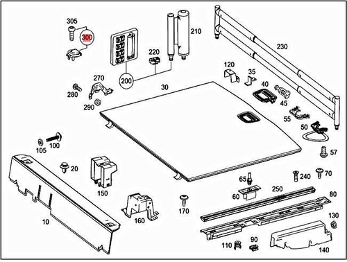 Genuine MERCEDES C292 W166 X166 GL-CLASS X166 Bracket 00086038149051 | eBay