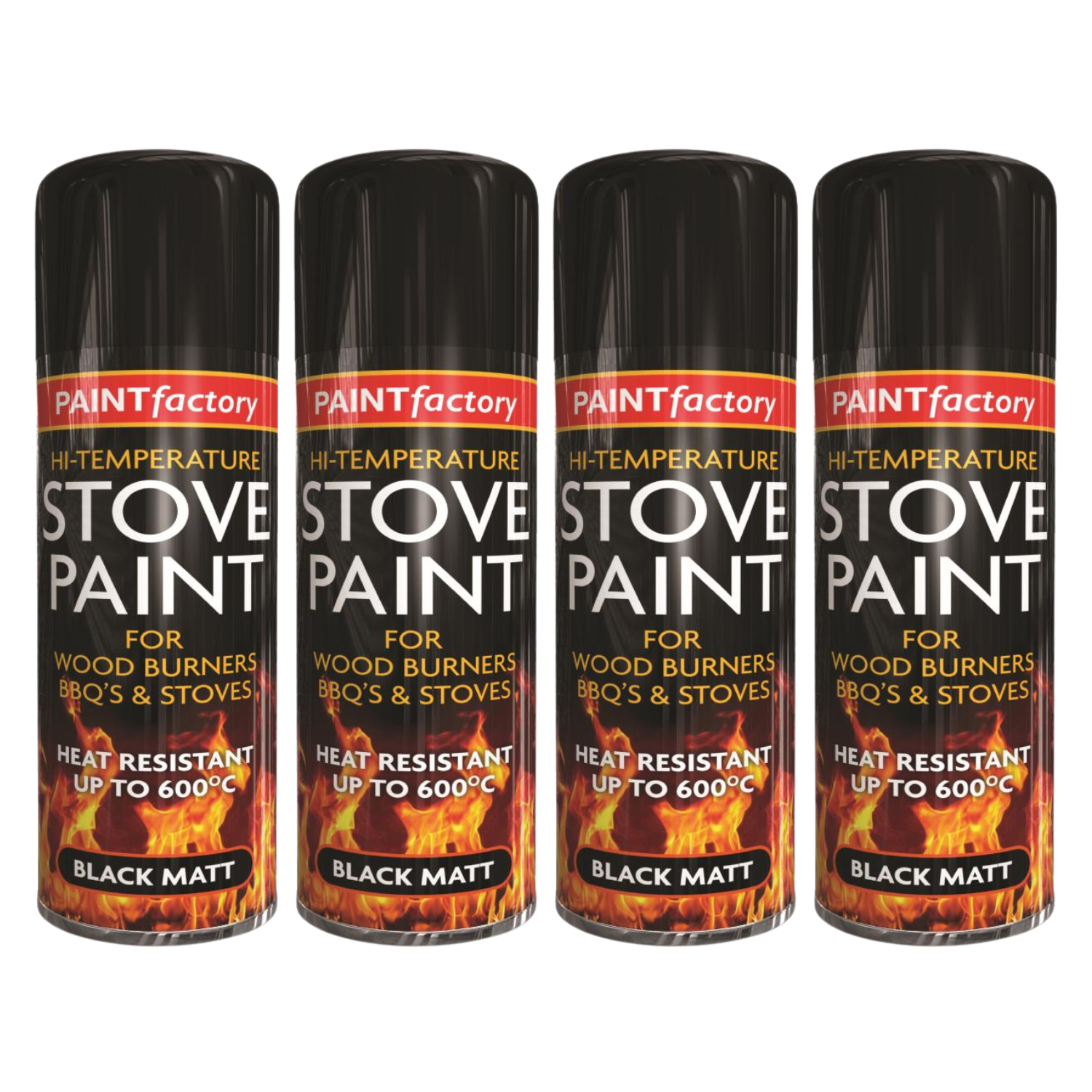 Paint Factory Stove Spray Paint Heat Resistant High Temperature 400ml ...