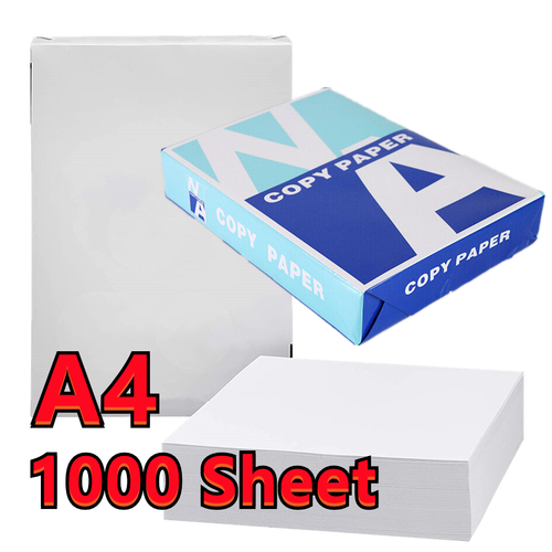 1000 Sheets Copy Paper A4 White 80gsm Copier Printer Printing Copy ...