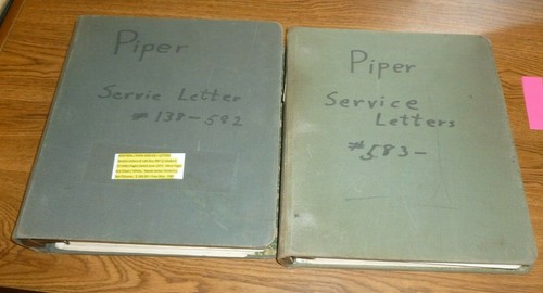 PIPER SERVICE LETTERS / BULLETINS 138 thru 997 (AIRCRAFT ) | eBay