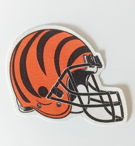 Cincinnati Bengals NFL Helmet American Football Upcycled Iron on Sew ...