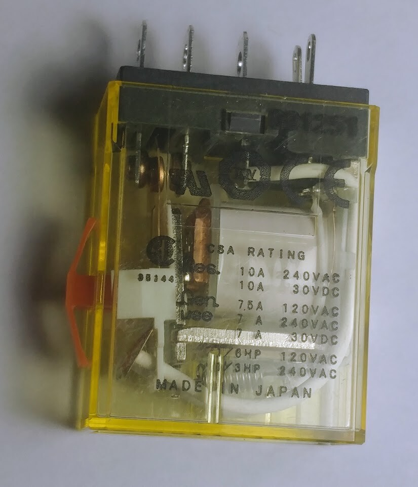 RH1BULC-AC24V Idec Relay, 24 VAC, SPDT Ice Cube without base lot of 3 ...