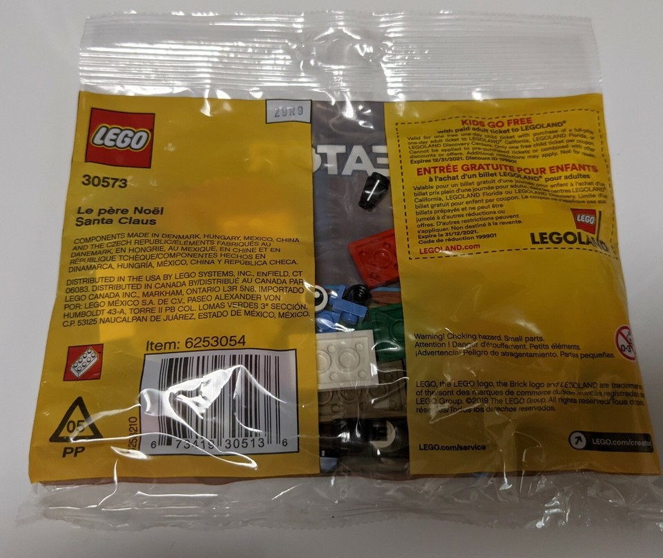 New Lego 30478 Santa Claus Polybag with 74 PCS - FREE SHIP U.S.*New* | eBay