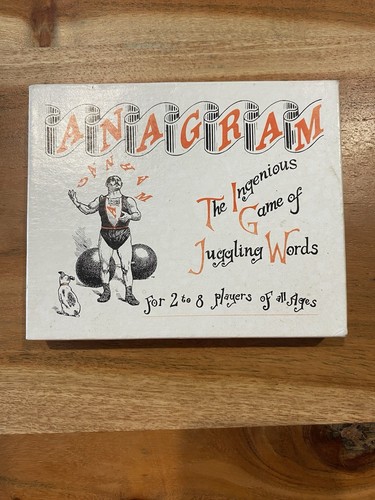 Vintage 1991 Anagram Ingenious Game of Juggling Words - 2-8 Players ...