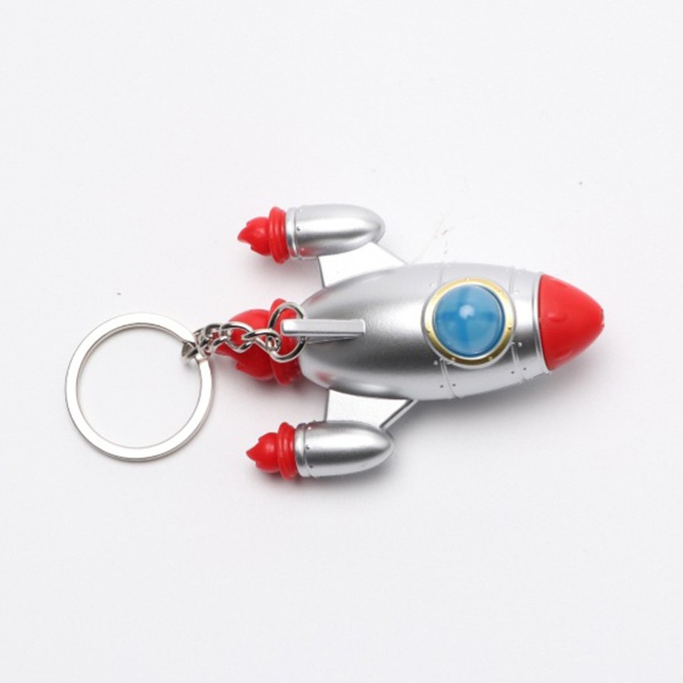 2 Pcs Delicate Rocket Keychains Hanging for Decoration Bag Pendant ...