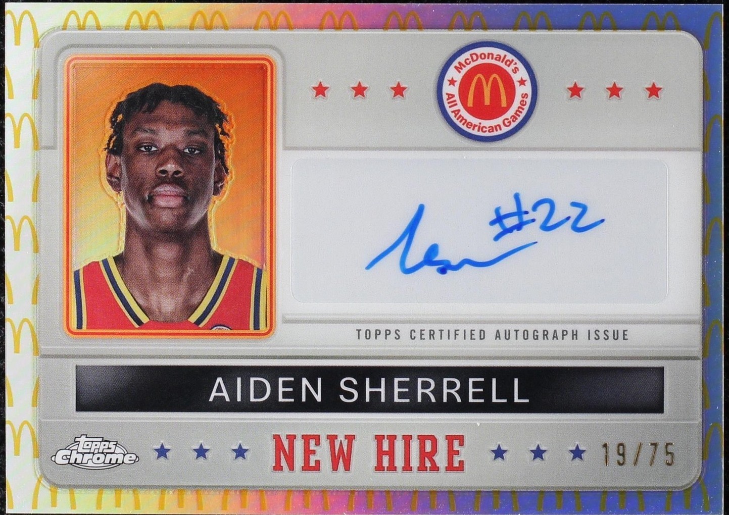 2024 Topps Chrome Mcdonald's All American - New Hire Badge Autographs ...