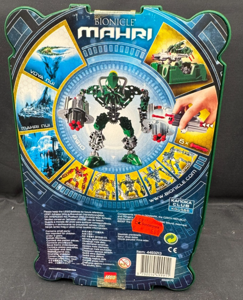 LEGO Bionicle 8910 Toa Kongu Toa Mahri Serie 2007 OVP ungeöffnet sealed ...