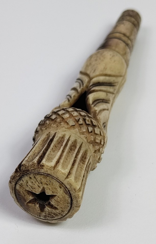 3 ANTIQUE PARASOL HANDLES ROLLED GOLD HORN BONE THISTLE | eBay
