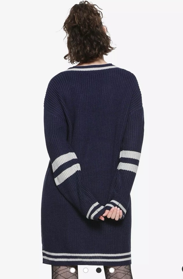 Hot Topic Harry Potter Ravenclaw Sweater Dress Size 2 Varsity | eBay