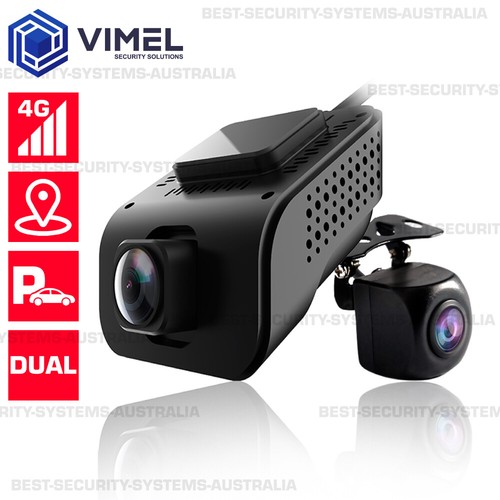 VIMEL Security Parking Dual Dash Camera 4G 24/7 LIVE Recording Car | eBay