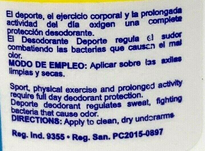 Deporte Crema Desodorante 2oz SIN FRAGANCIA | eBay