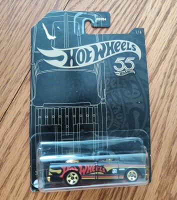 HOT WHEELS '67 Chevy C10 55th Anniversary Black and Yellow Series HLK02 ...