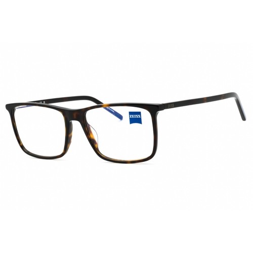 Zeiss Men's Eyeglasses Dark Tortoise Acetate Rectangular Shape Frame ...