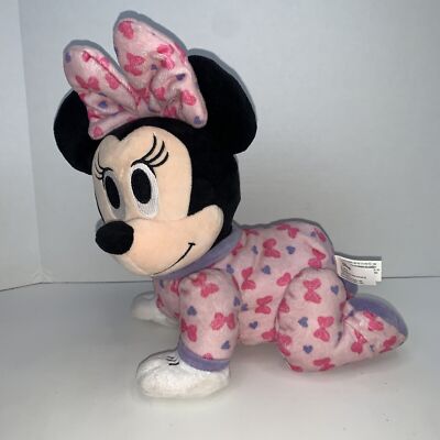 Disney Baby Minnie Mouse Touch N Crawl Plush Toy Crawling Sing Tested ...