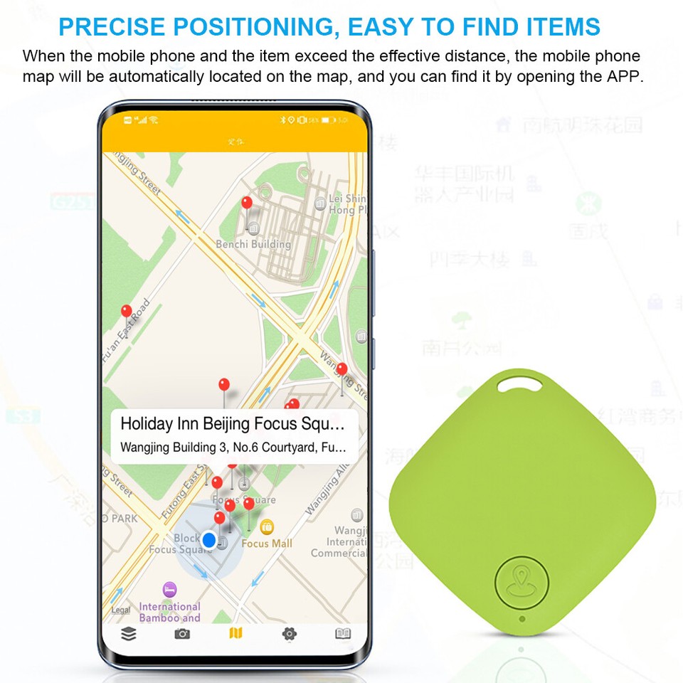 Tile GPS Tracker Wireless Bluetooth Anti-Lost Tracker Wallet Key Pet ...