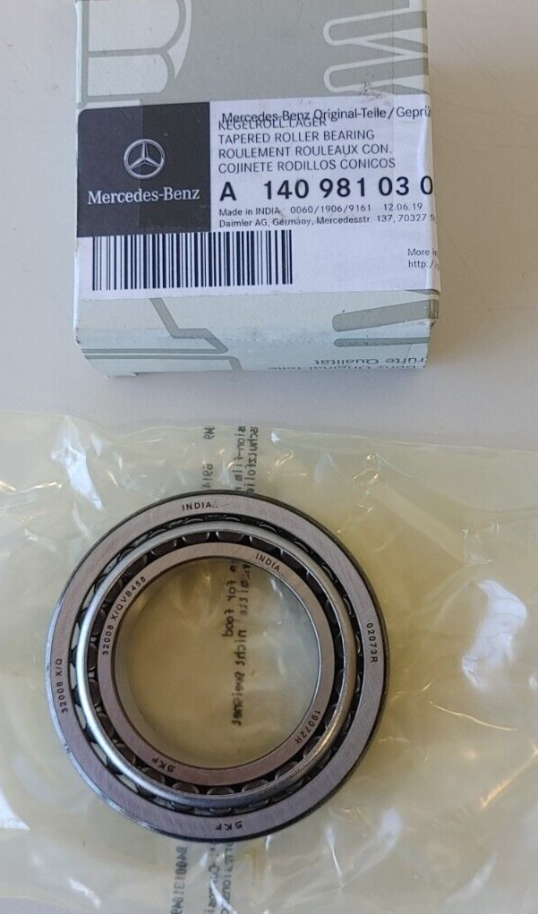 MB E W211 Front Wheel Hub Inside Tapered Roller Bearing A1409810305 OEM ...