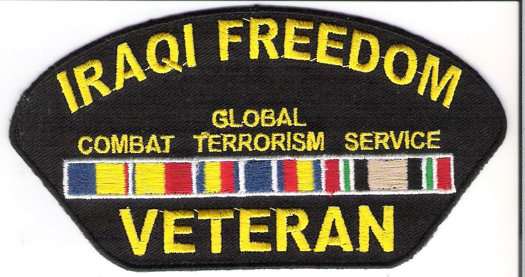 MILITARY PATCH U.S. ARMY " IRAQI FREEDOM " COMBAT SERVICE | eBay