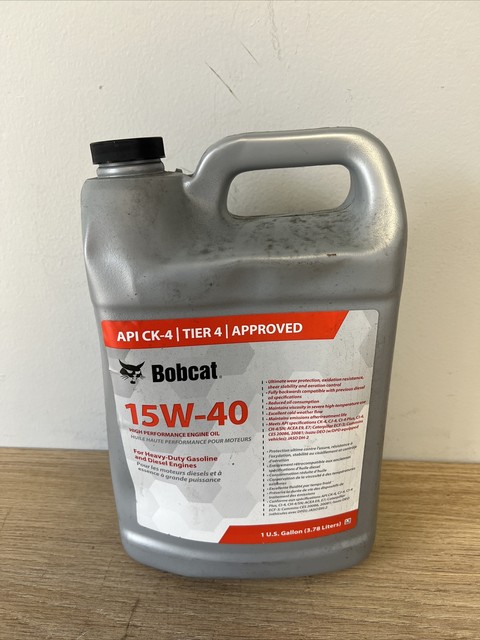 BOBCAT 7354882 High Performance Engine Oil 15W-40 (1 GALLON) for sale ...