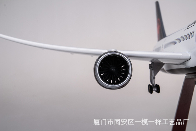 1/130 Canada Airplane B787 Aeroplane 43cm Resin Passanger Plane Model w ...