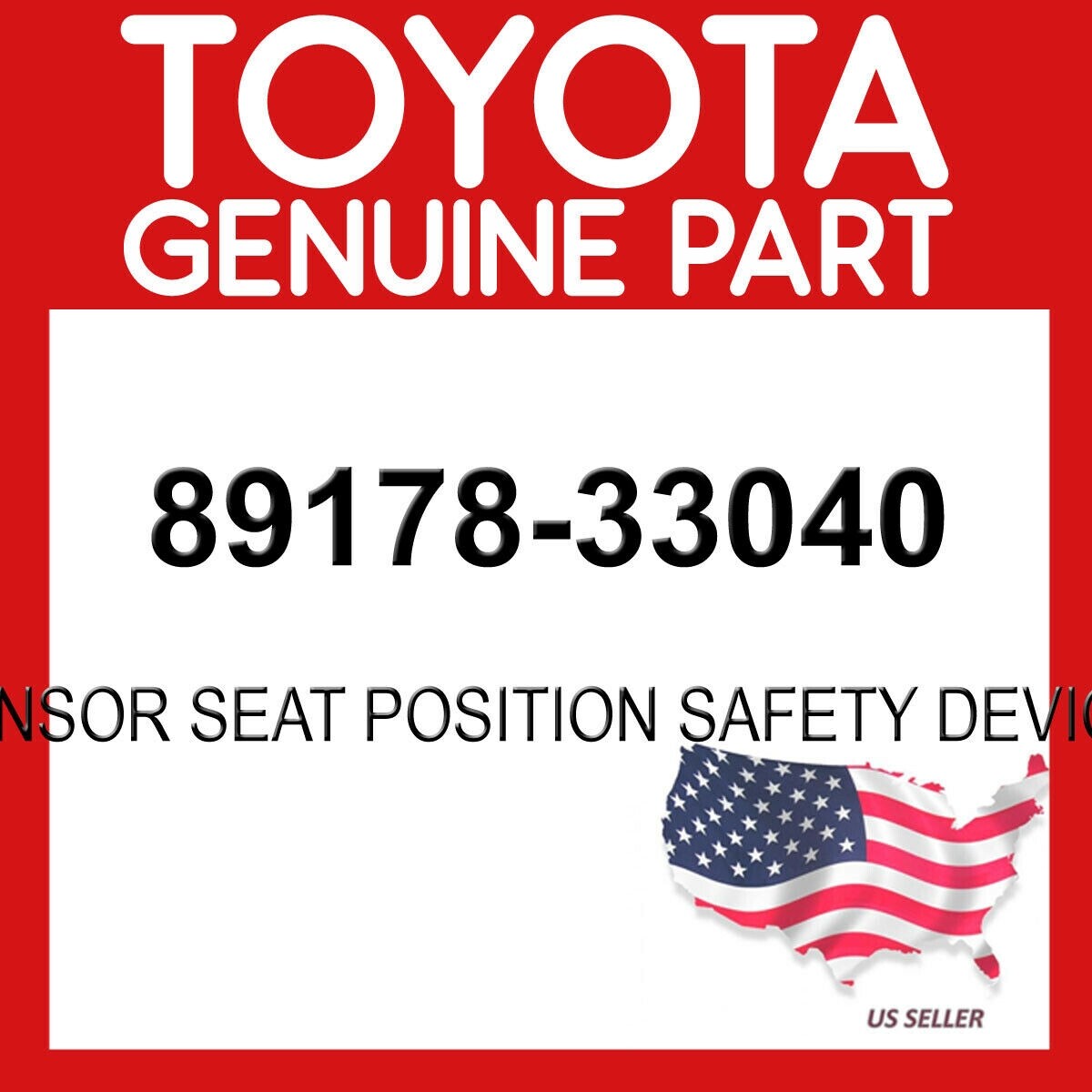 Toyota Genuine 89178-33040 Sensor Seat Position Safety Device ...