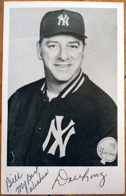 1960s Autograph/Signed Baseball Postcard: New York Yankees, 'Dale Long ...