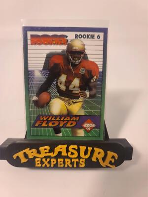 1994 Collectors Edge William Floyd Boss Rookies 49ers Acetate Card NM ...
