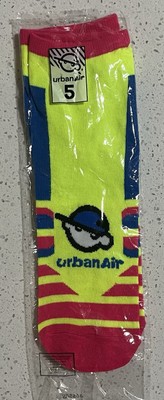 Urban Air Colorful Logo Graphic Trampoline Park Gripper Socks Size 5 11