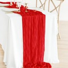 6Pack Red Cheesecloth Table Runner 10Ft Gauze Table Runner Red Cheese ...