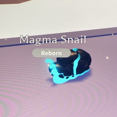 Adopt From Me Neon Magma Snail (no potion) | eBay