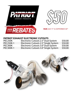 $50 Rebate - Patriot 304 Stainless Steel 3" Electric Cutout - Single | eBay