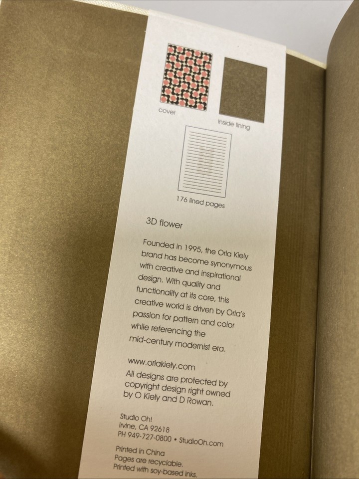 ORLA KIELY Paper A6 Journal and Slim Address Book NEW | eBay