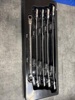 5 Pc. Matco Double Box Flex Ratc. Wrenches 12mm-19mm And (1)8mm-10mm ...